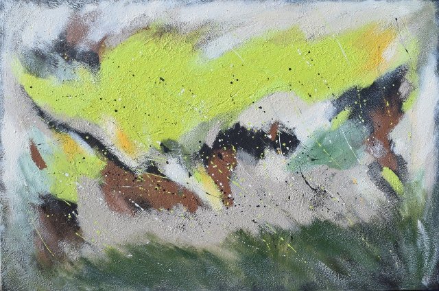 Abstrakte Gemälde mit Strukturen kaufen